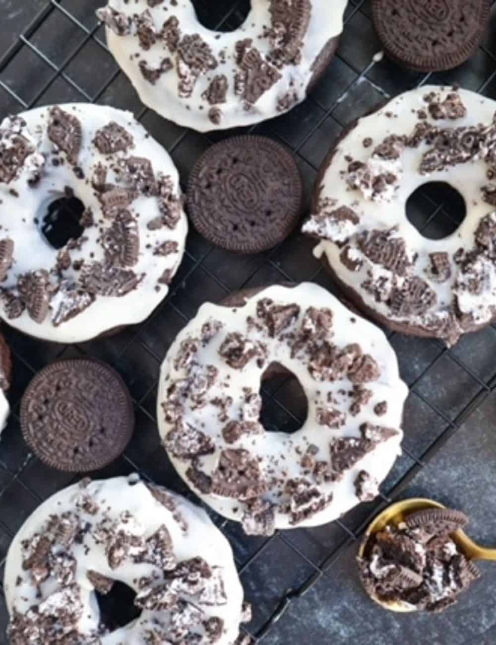 Gluten Free Oreo Donuts - Golden Grace Kitchen