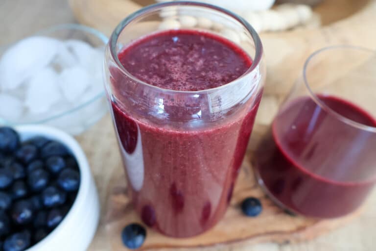 Cranberry Blueberry Juice - Golden Grace Kitchen