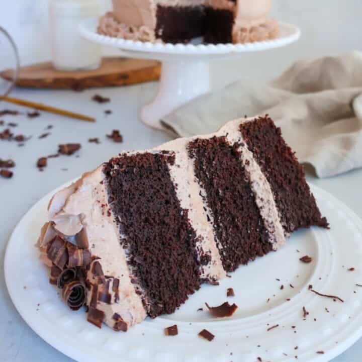 The Best Nutella Cake - Golden Grace Kitchen