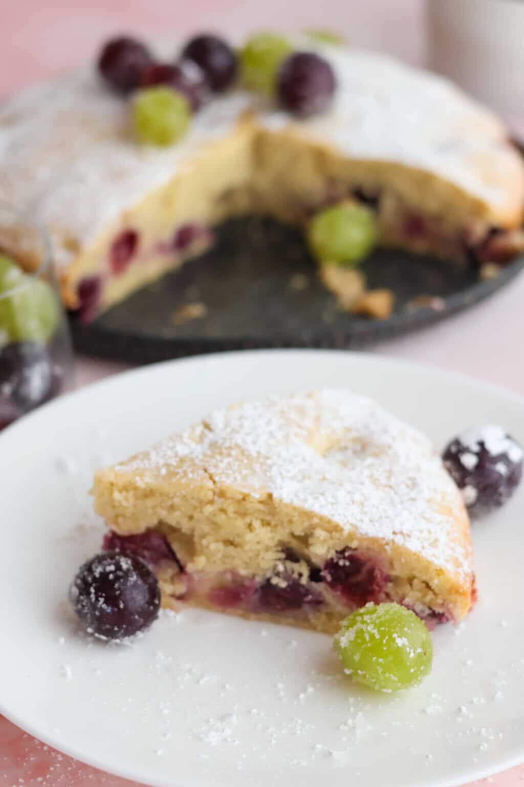 Grape Cake - Golden Grace Kitchen