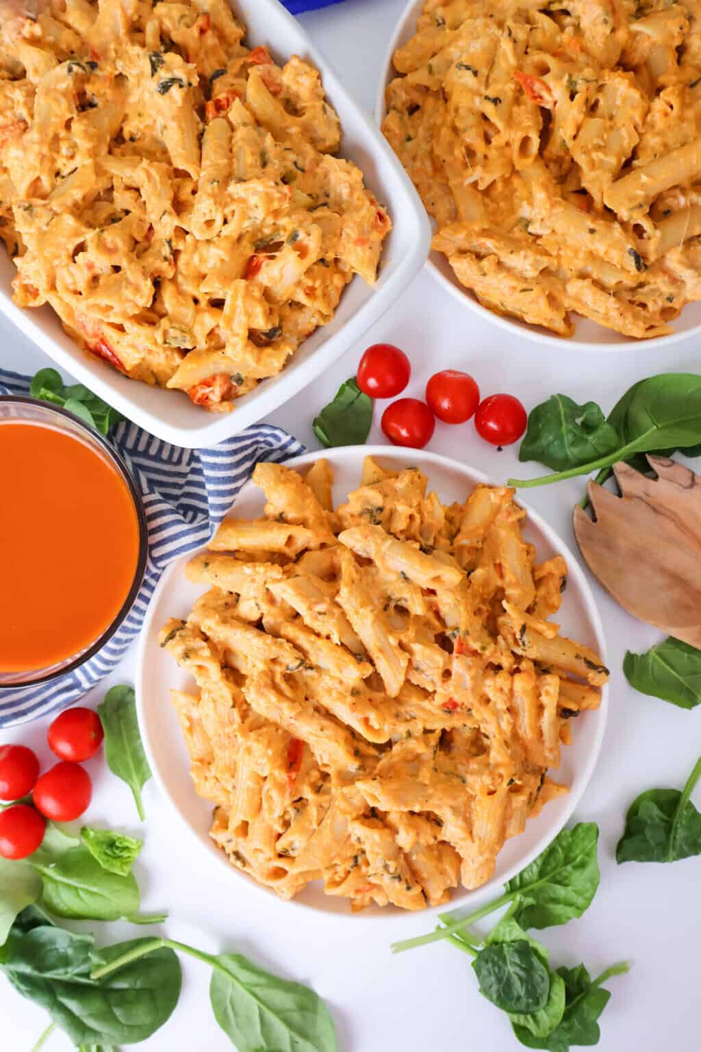 Buffalo Chicken Pasta - Golden Grace Kitchen