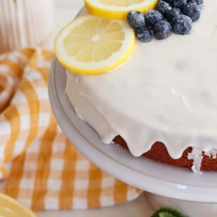 Gluten-Free Lemon Drizzle Cake - Golden Grace Kitchen