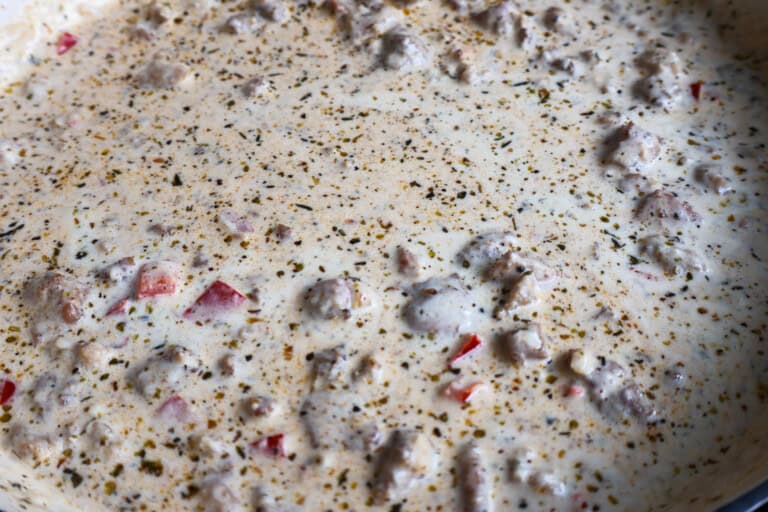 Chicken and Sausage Pasta - Golden Grace Kitchen