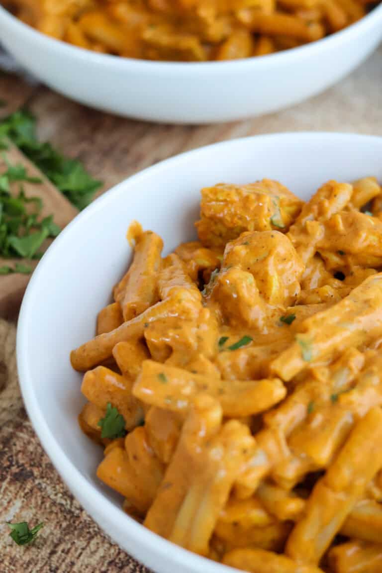 Butter Chicken Pasta - Golden Grace Kitchen