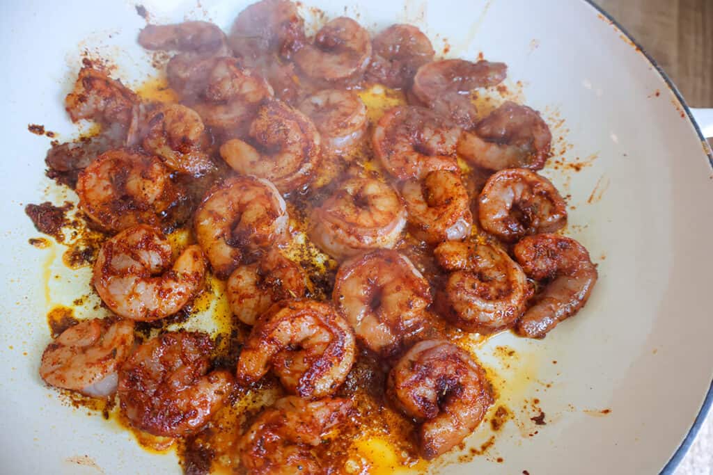 Prawn Chorizo Pasta - Golden Grace Kitchen